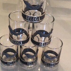 beluga | Party Supplies | Beluga Whale Glass Set Shot Glasses Set Of 6 ...